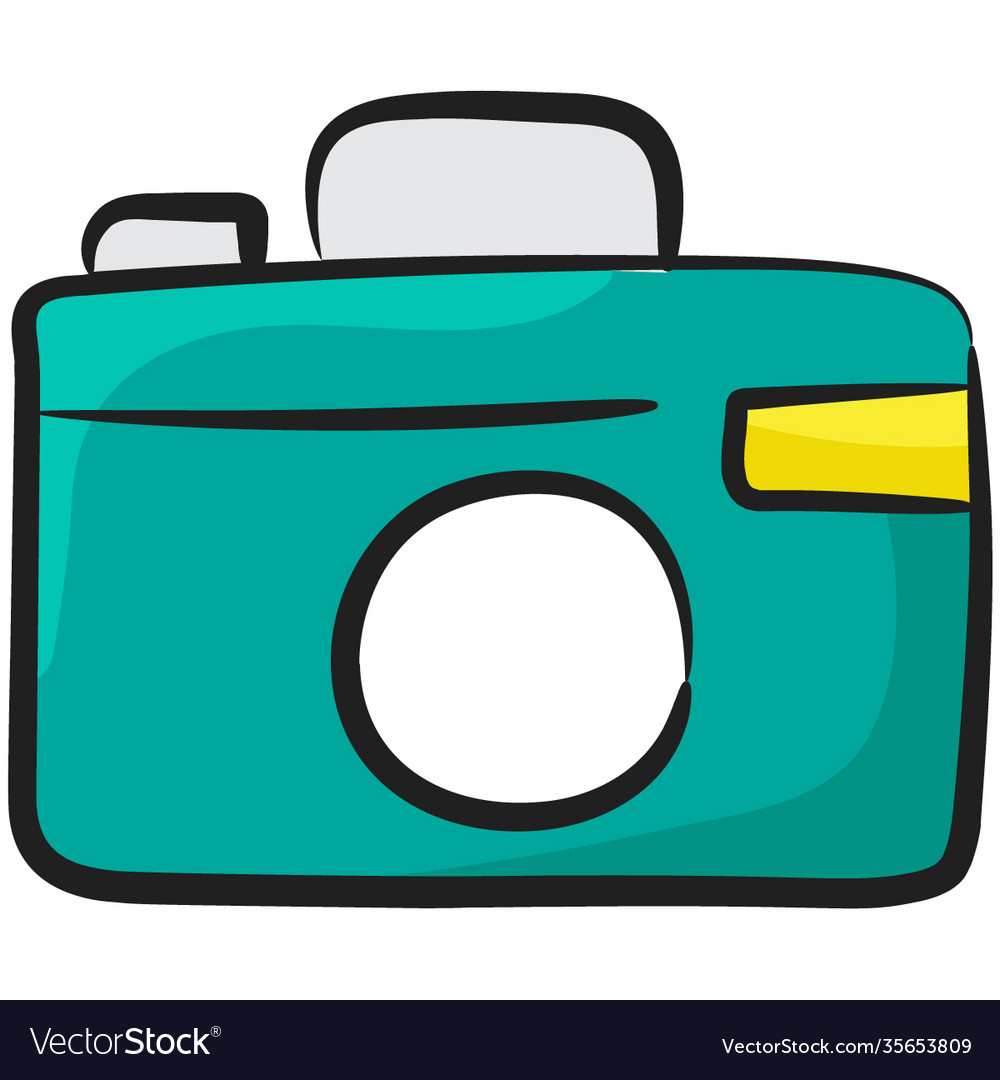 Optical camera Royalty Free Vector Image - VectorStock
