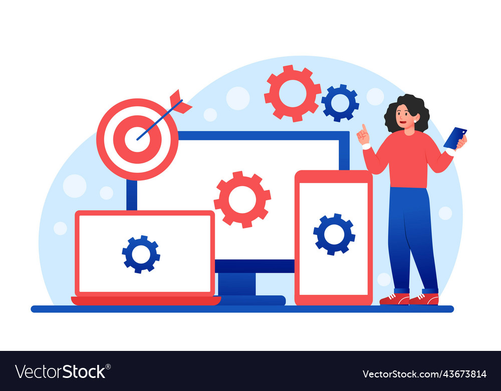 Multi device concept Royalty Free Vector Image