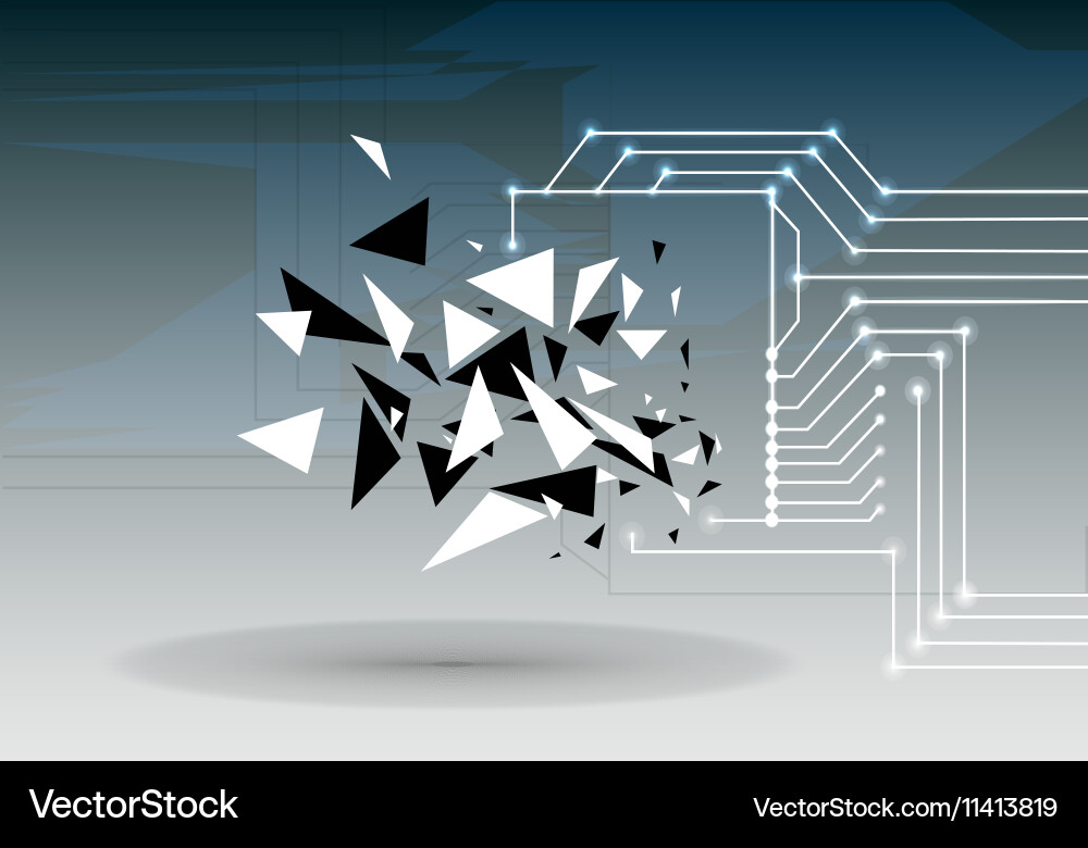 Abstract technical background Royalty Free Vector Image
