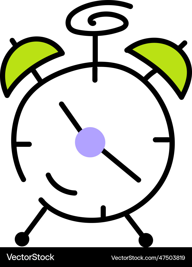 Alarm clock Royalty Free Vector Image - VectorStock