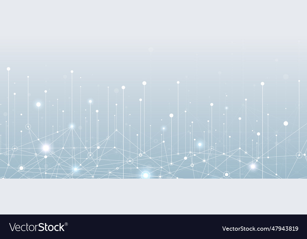 Big data visual information background Royalty Free Vector