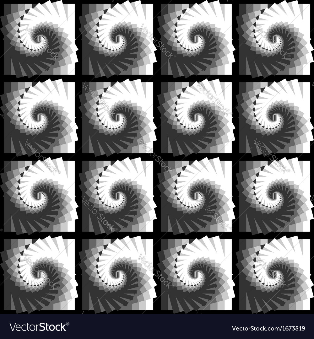 Design seamless monochrome wave pattern Royalty Free Vector