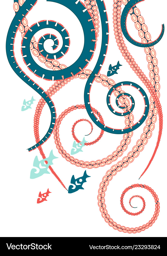 Tentacles Royalty Free Vector Image - VectorStock