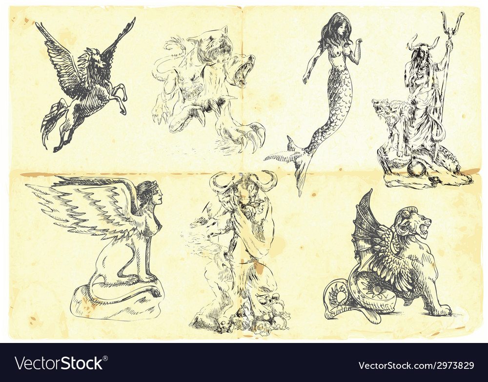 Creatures Royalty Free Vector Image - VectorStock