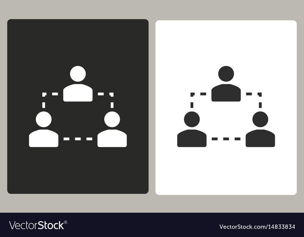 Human interaction - icon Royalty Free Vector Image Human interaction - icon Royalty Free Vector Image