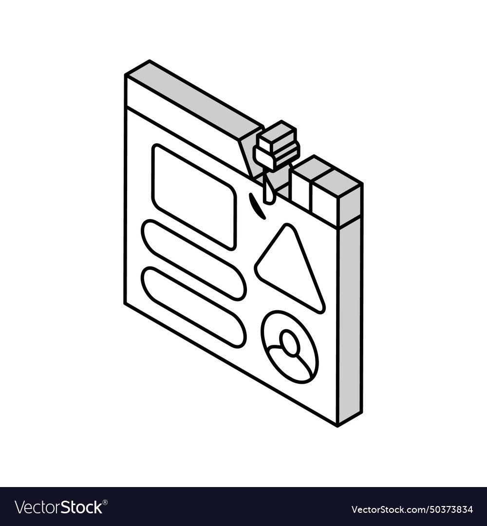 Phishing attacks isometric icon Royalty Free Vector Image Phishing attacks isometric icon Royalty Free Vector Image