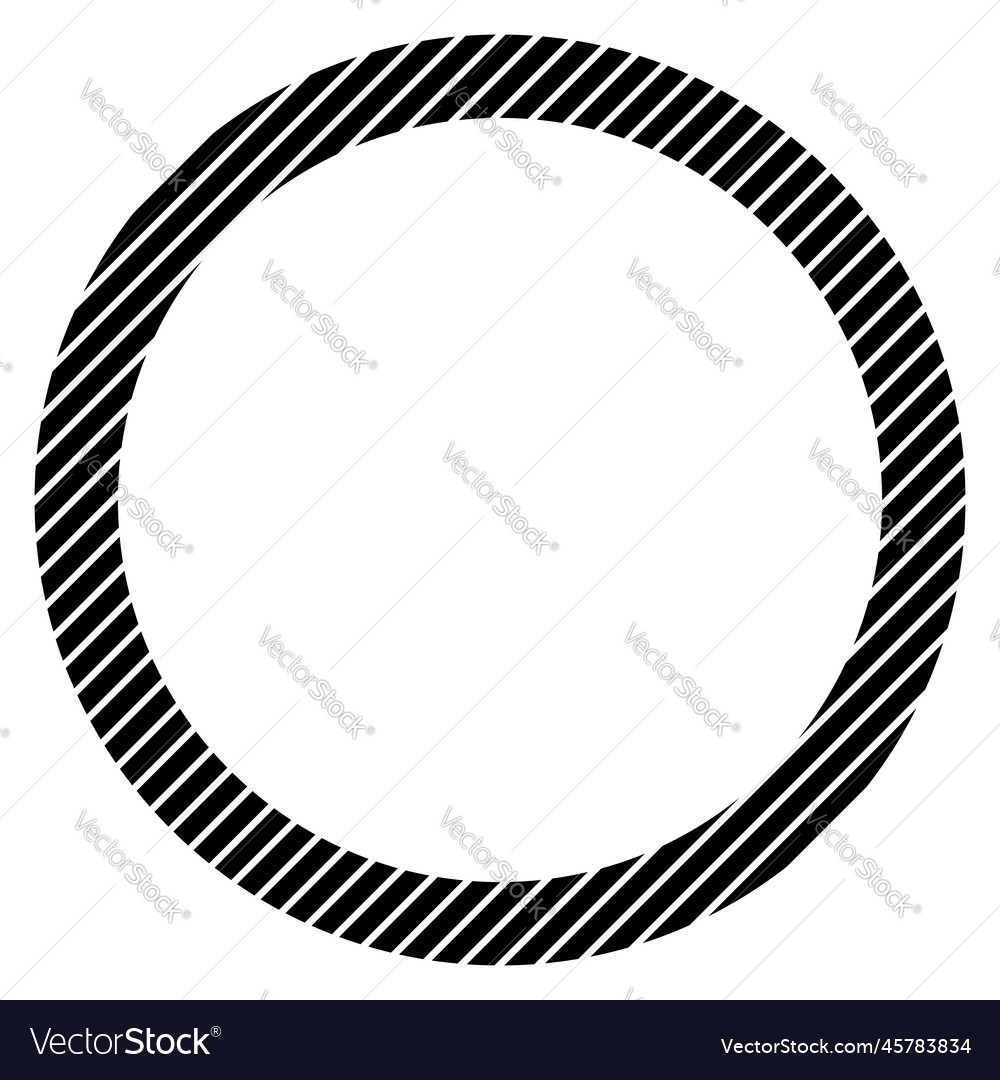 Simple rectangle frame or background circle shape Vector Image