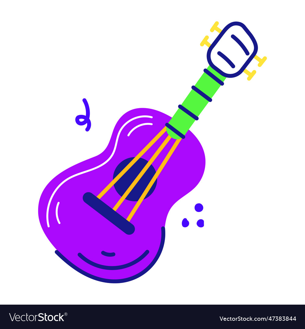 Guitar Royalty Free Vector Image - VectorStock Guitar Royalty Free Vector Image - VectorStock