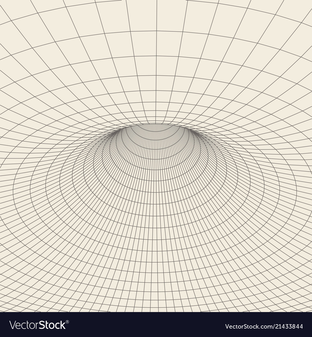 Wireframe torus with connected lines and dots Vector Image