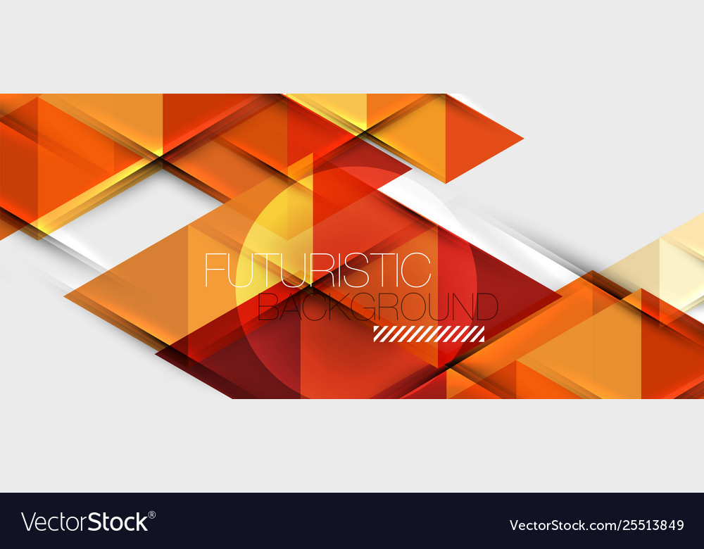 Abstract geometric background modern overlapping Vector Image