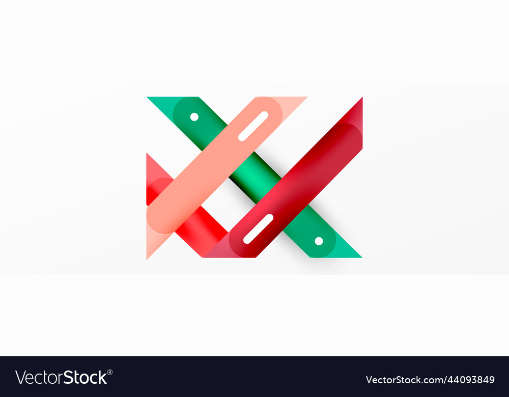 Background overlapping lines dynamic Royalty Free Vector