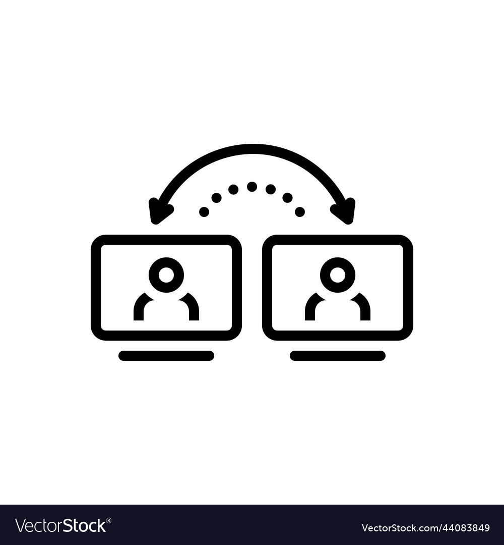 Interaction Royalty Free Vector Image - VectorStock