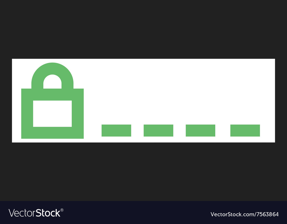 Enter Passcode Royalty Free Vector Image - VectorStock