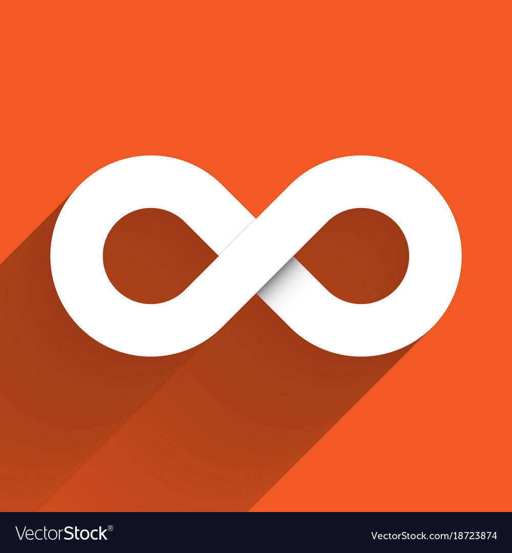 Infinity symbol icon concept of infinite Vector Image Infinity symbol icon concept of infinite Vector Image