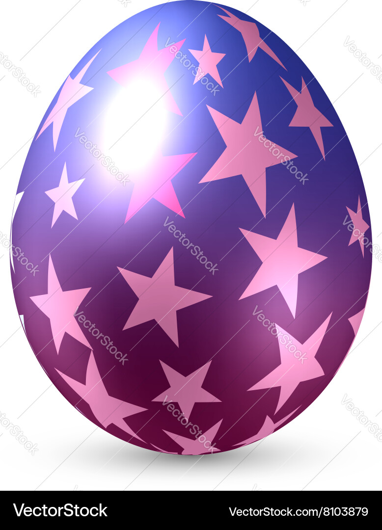 Easter egg Royalty Free Vector Image - VectorStock