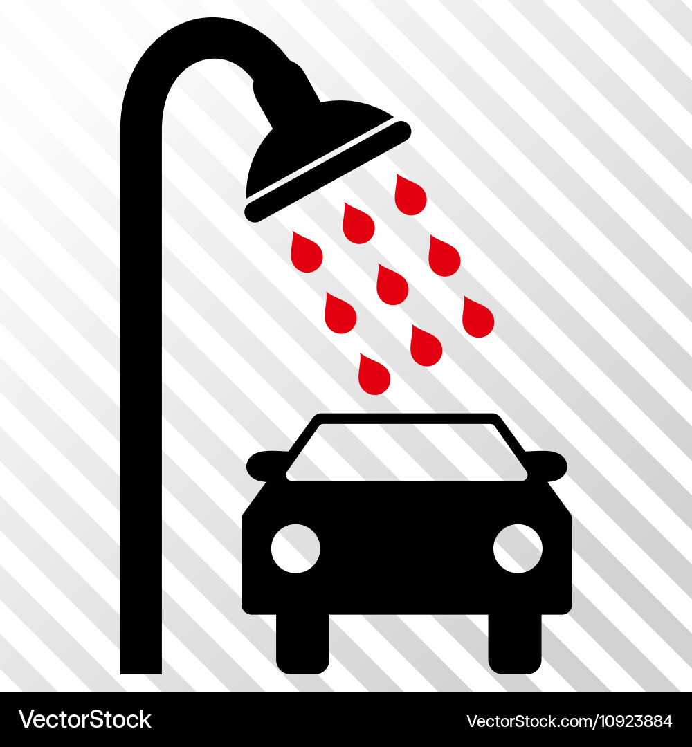 Car shower icon Royalty Free Vector Image - VectorStock