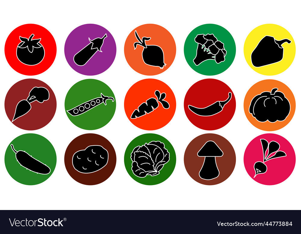 Vegetables Royalty Free Vector Image - VectorStock