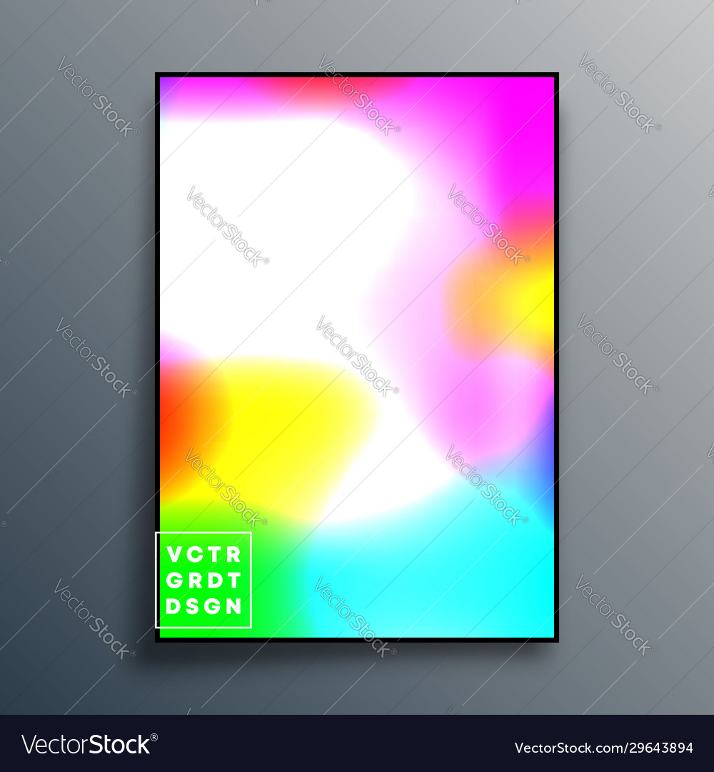 Gradient texture background design for poster Vector Image