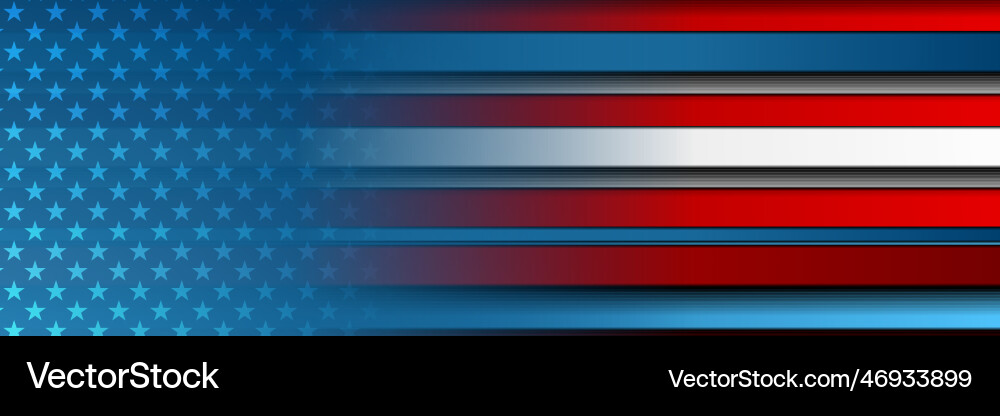 Corporate concept usa flag abstract background Vector Image
