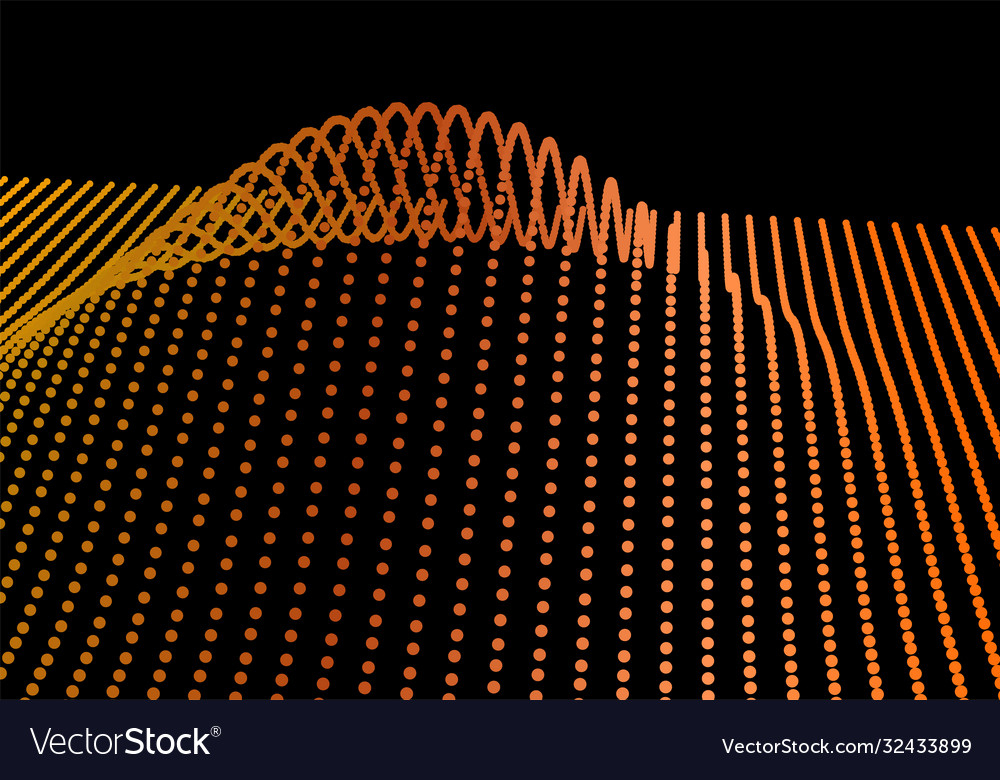 Data slice in volume function point Royalty Free Vector