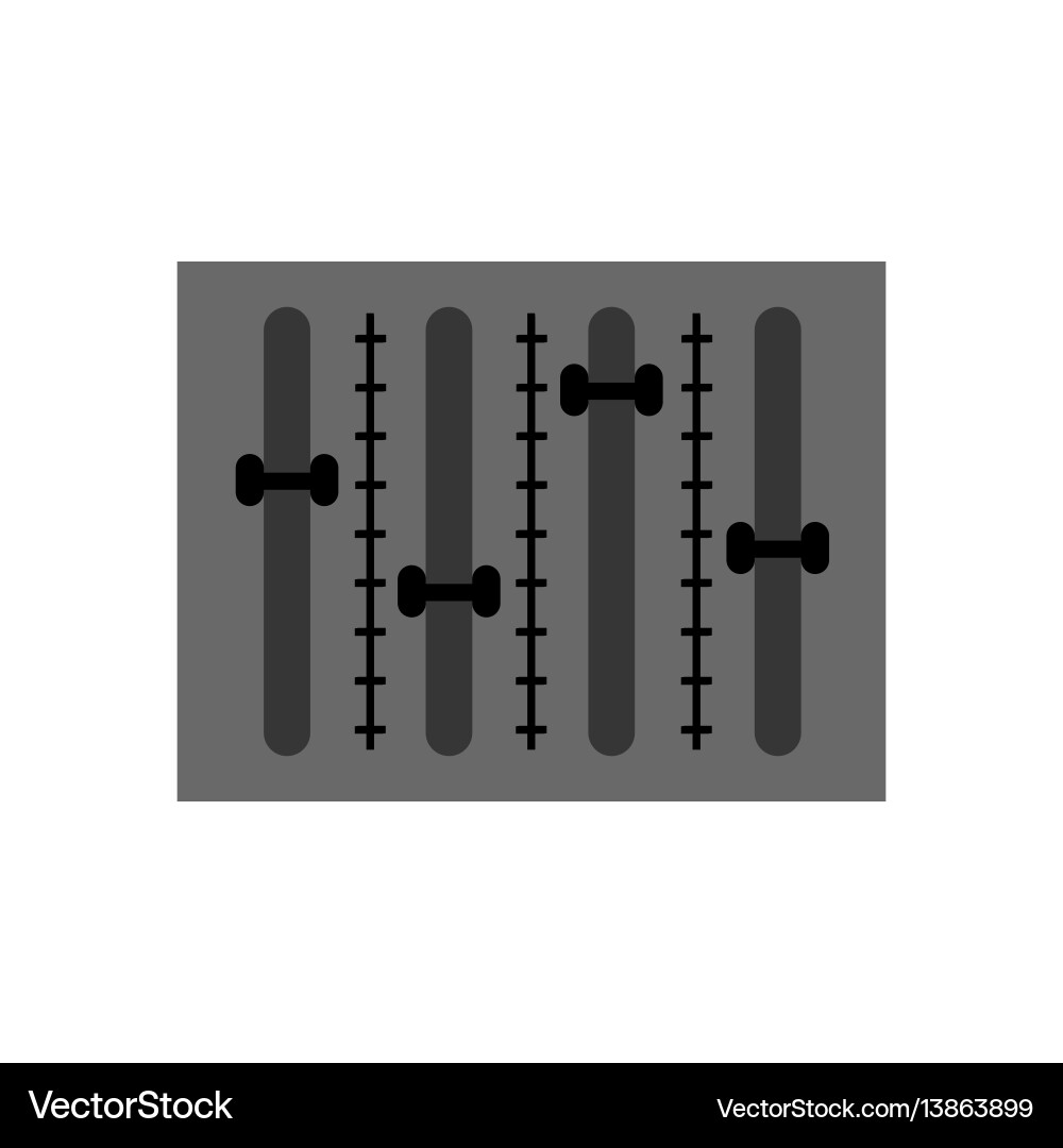 Equalizer display Royalty Free Vector Image - VectorStock