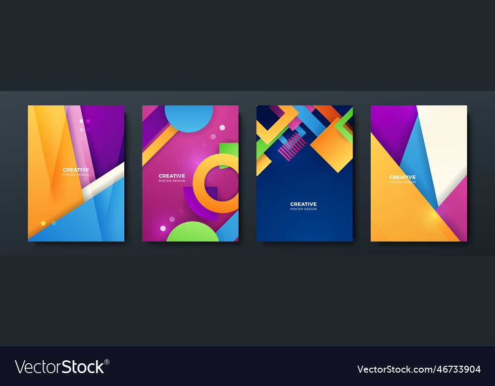 Gradient flowing geometric pattern background Vector Image Gradient flowing geometric pattern background Vector Image