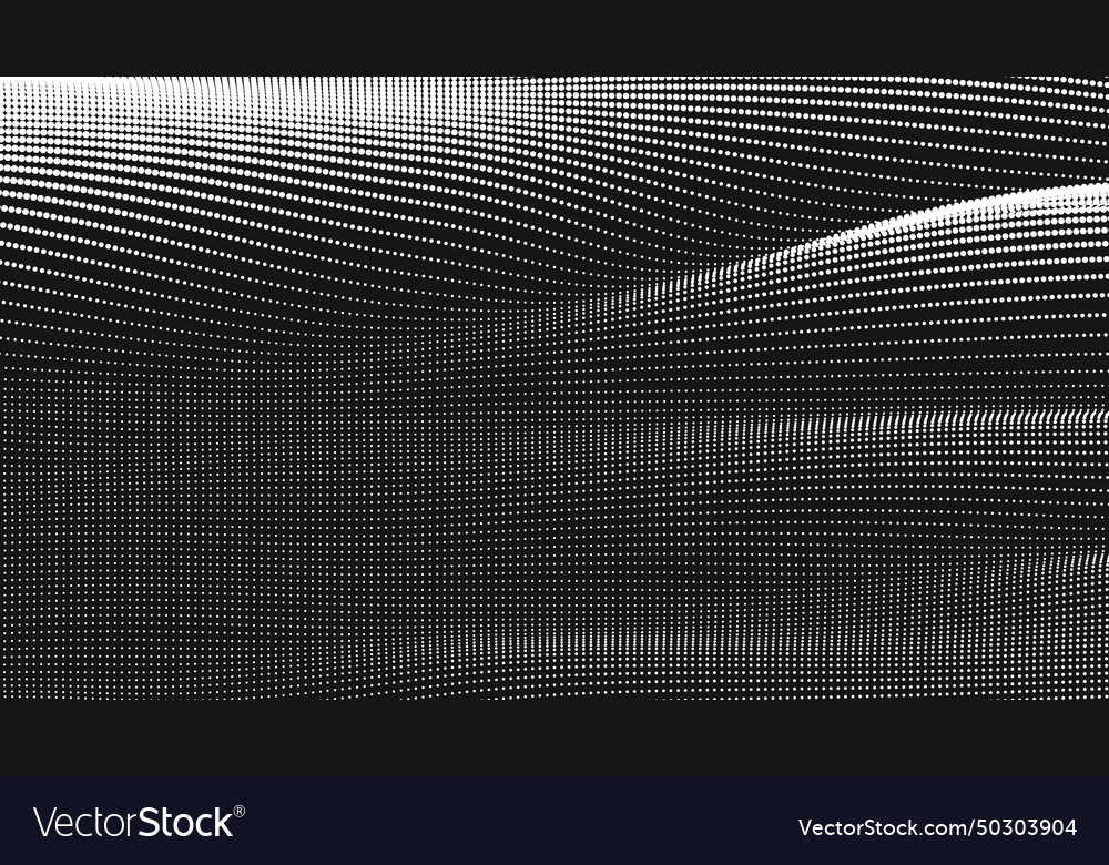 Point wave smooth texture abstract dot background Vector Image