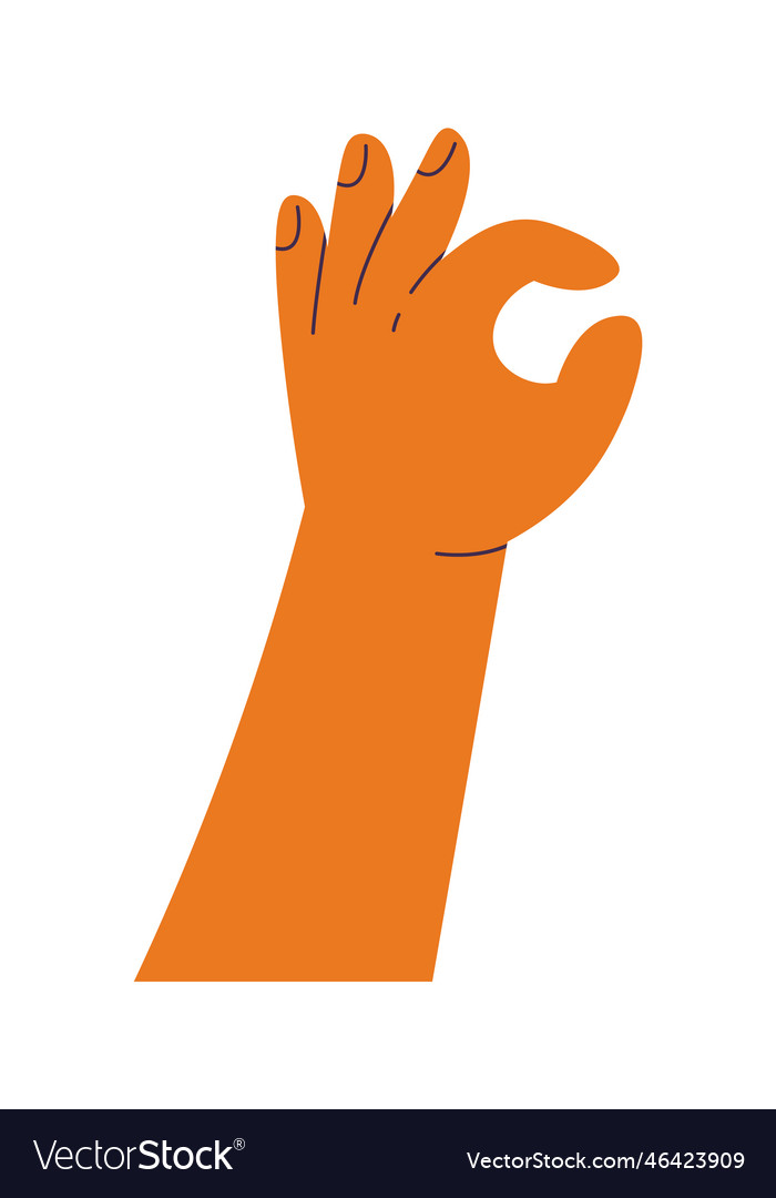 Small child hand Royalty Free Vector Image - VectorStock