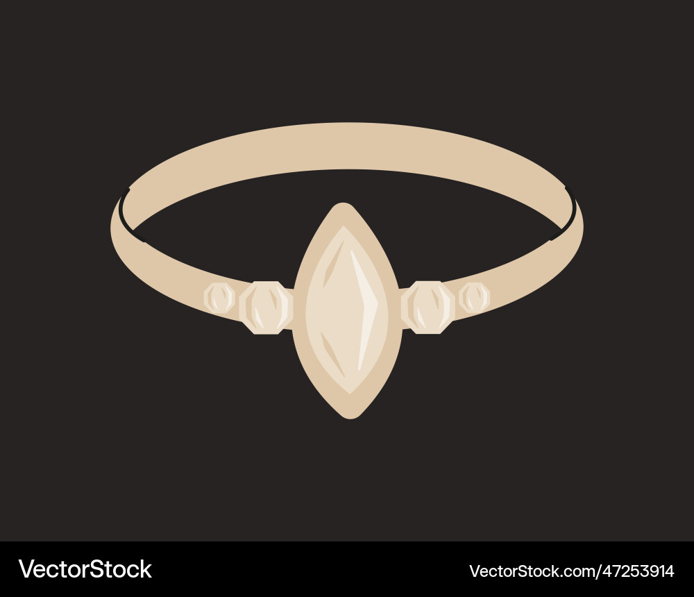 Jewelry bracelet concept Royalty Free Vector Image