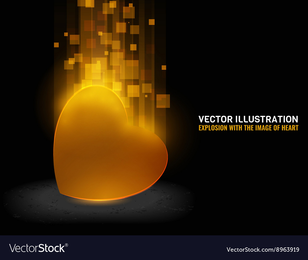 An abstract explosion Royalty Free Vector Image