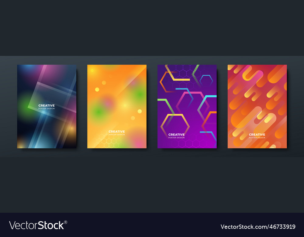 Gradient flowing geometric pattern background Vector Image Gradient flowing geometric pattern background Vector Image
