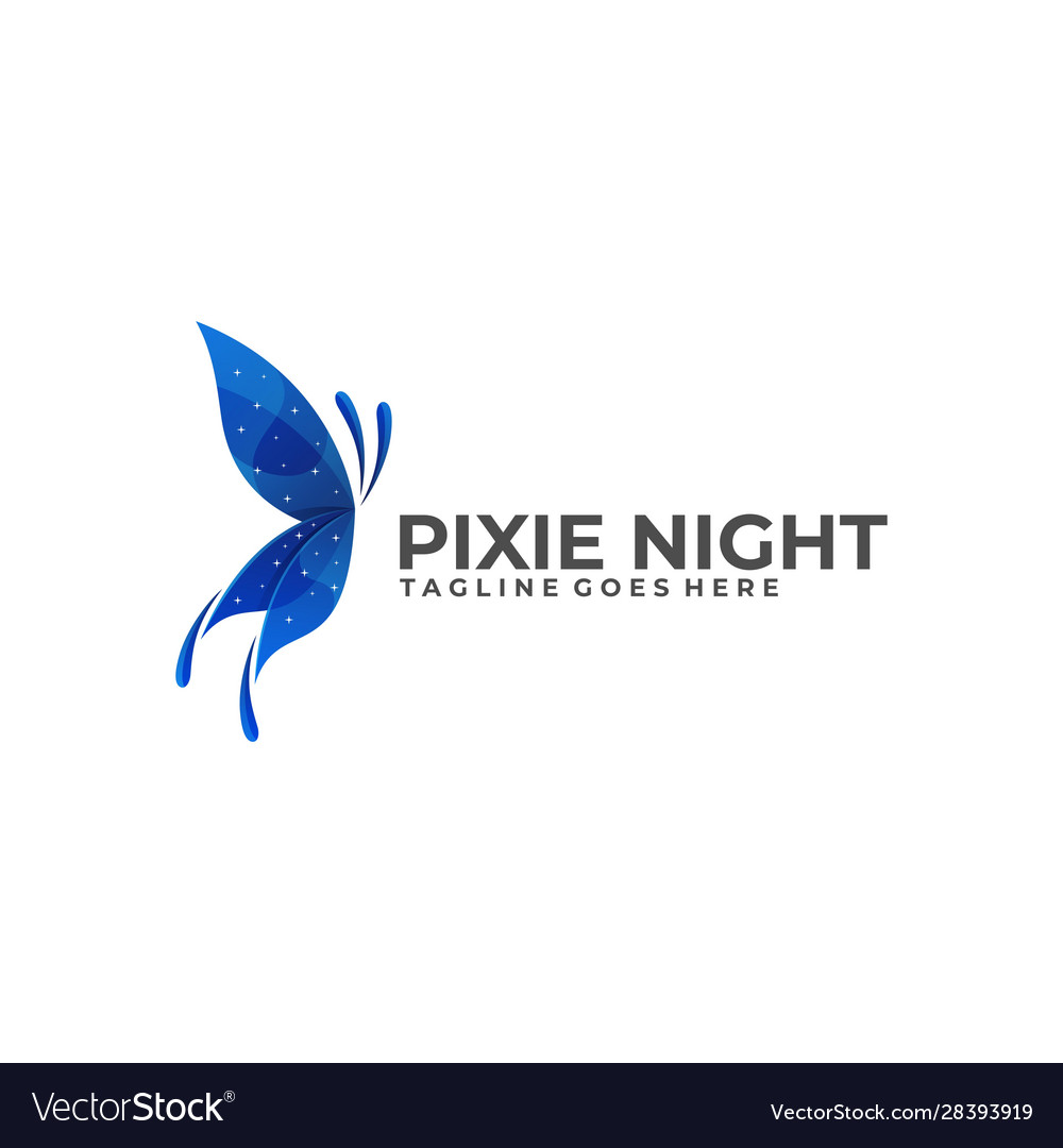 Pixie night template Royalty Free Vector Image