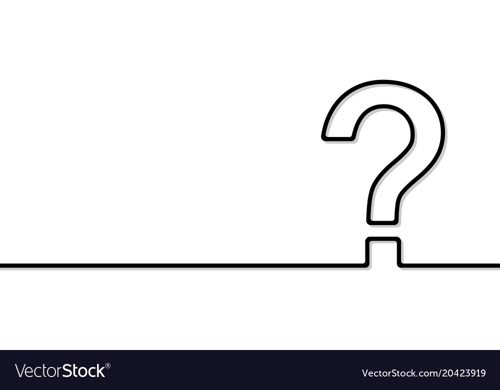 Question mark Royalty Free Vector Image - VectorStock