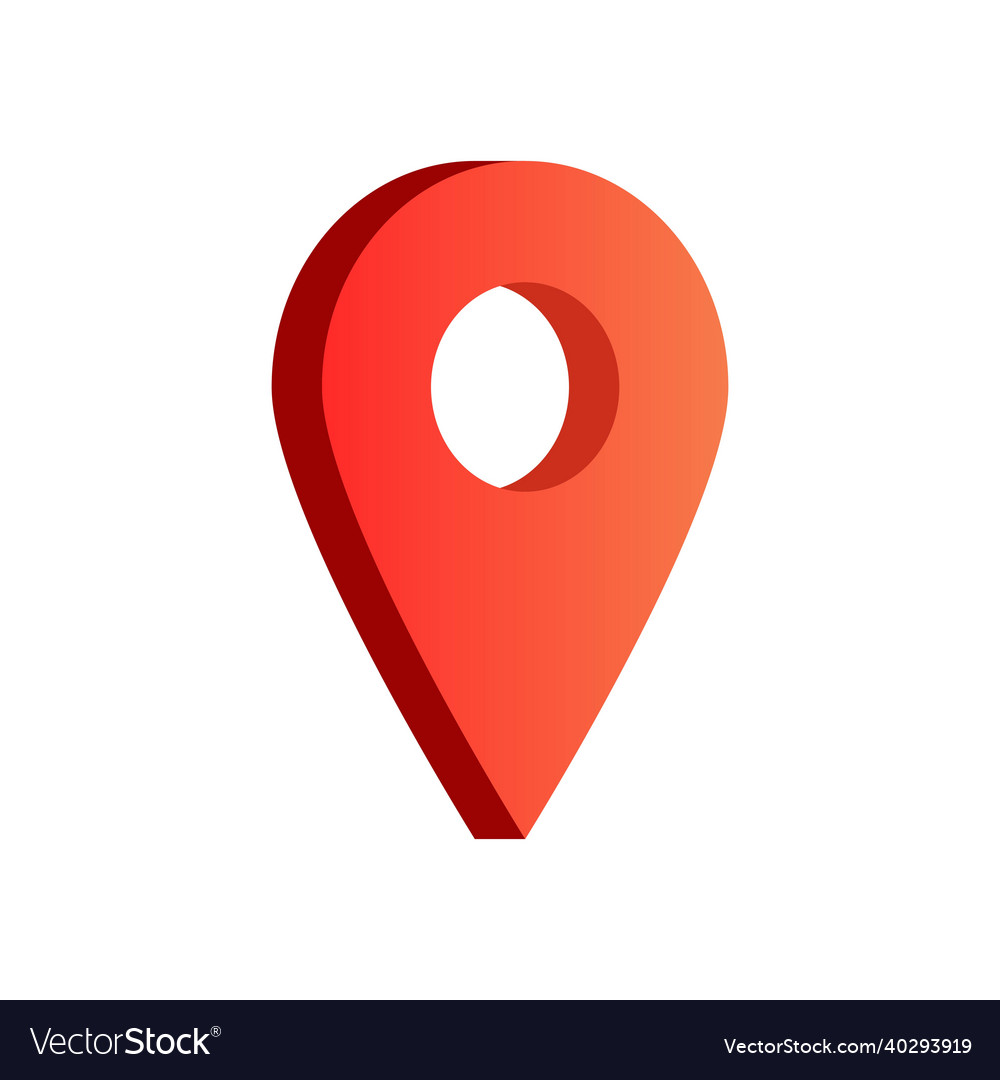 You are here gps navigation map pointer Royalty Free Vector