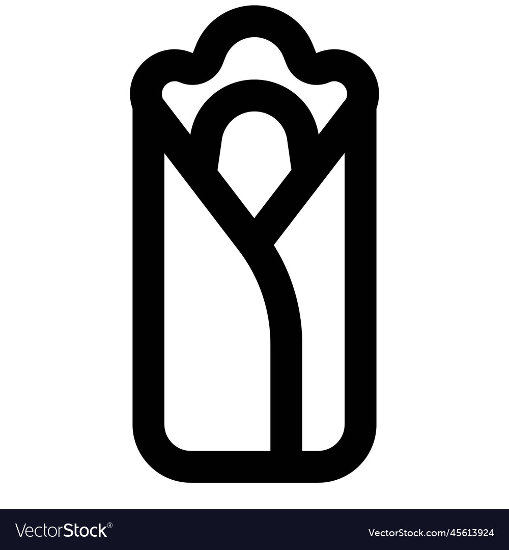 Chicken Fajita Light Royalty Free Vector Image