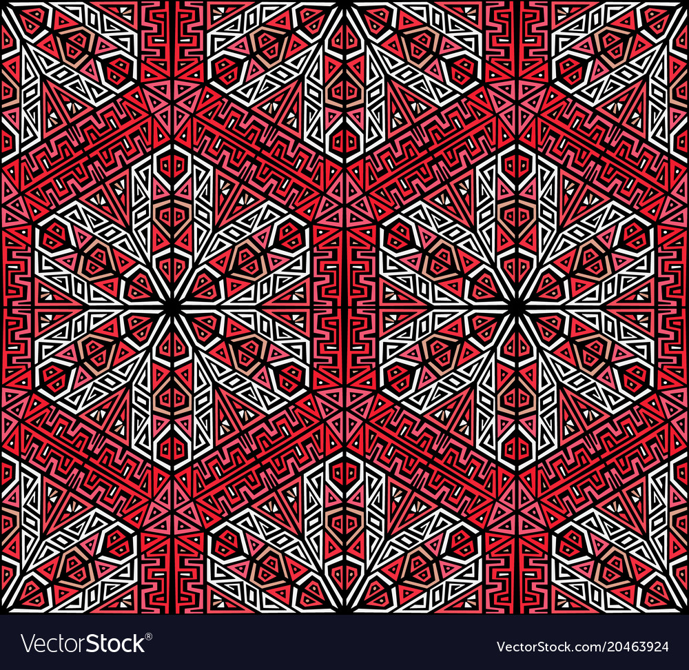 Creative seamless pattern Royalty Free Vector Image