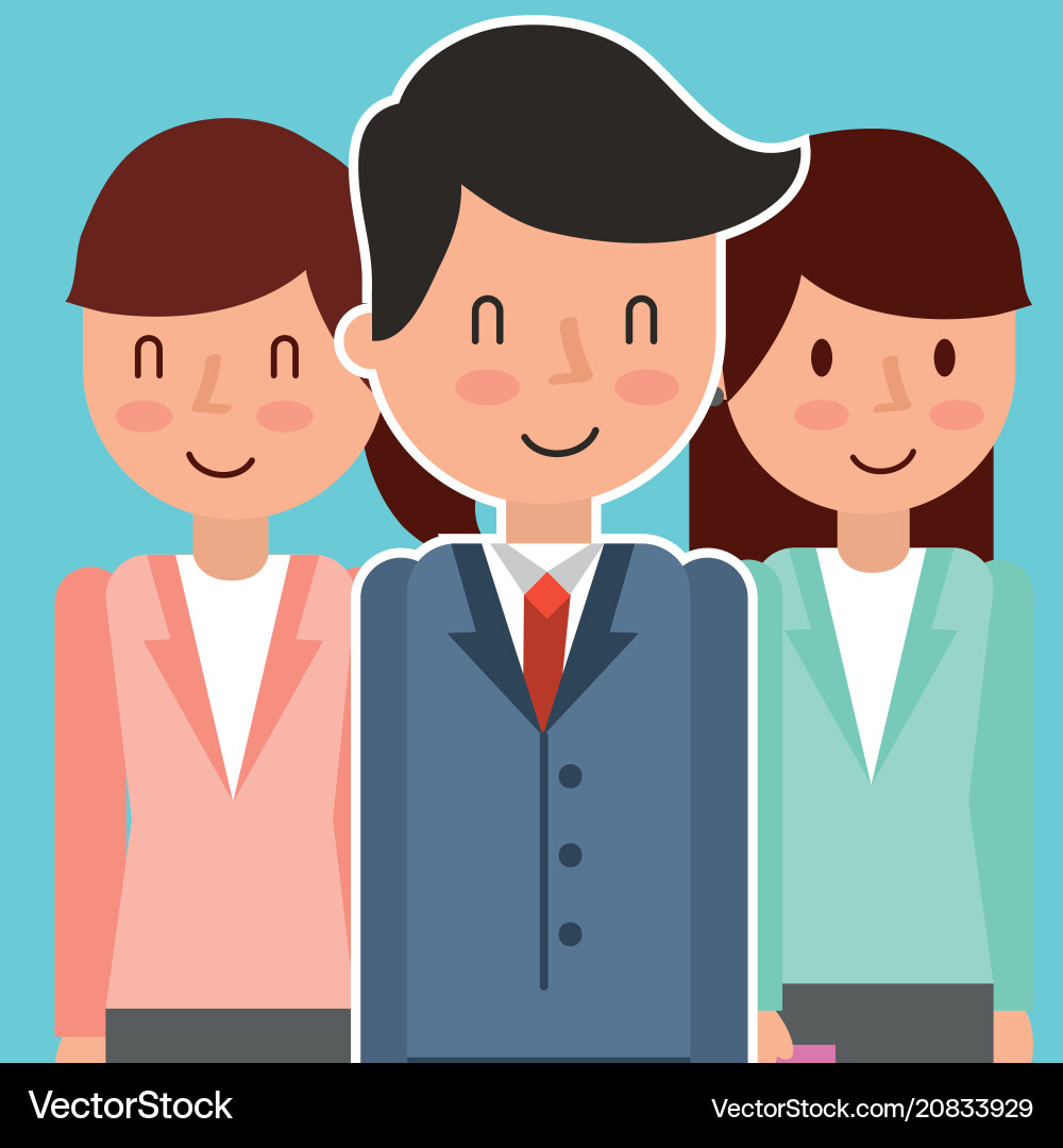 Business people characters Royalty Free Vector Image