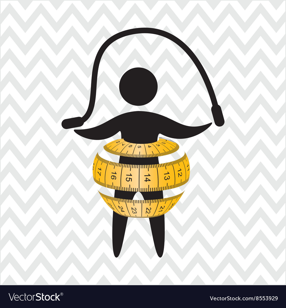 Lose weight design Royalty Free Vector Image - VectorStock