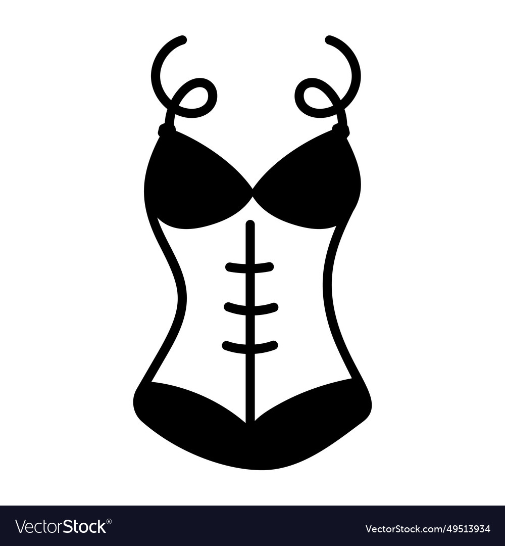 Corset Royalty Free Vector Image Vectorstock