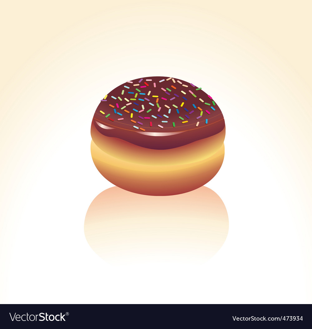 Donut Royalty Free Vector Image - VectorStock