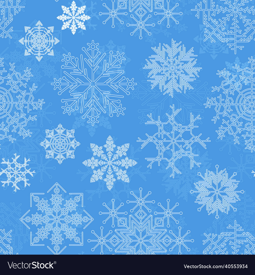 Seamless winter background Royalty Free Vector Image