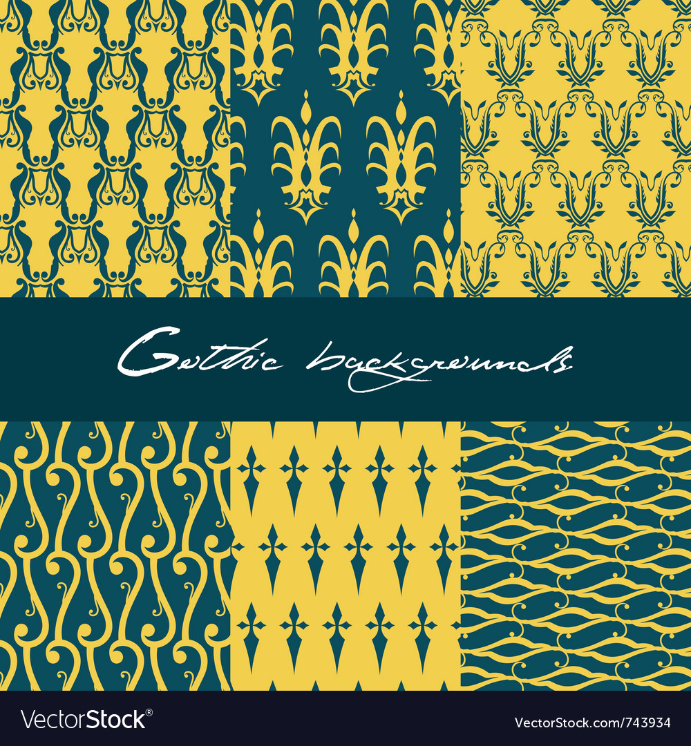 Vintage patterns Royalty Free Vector Image - VectorStock