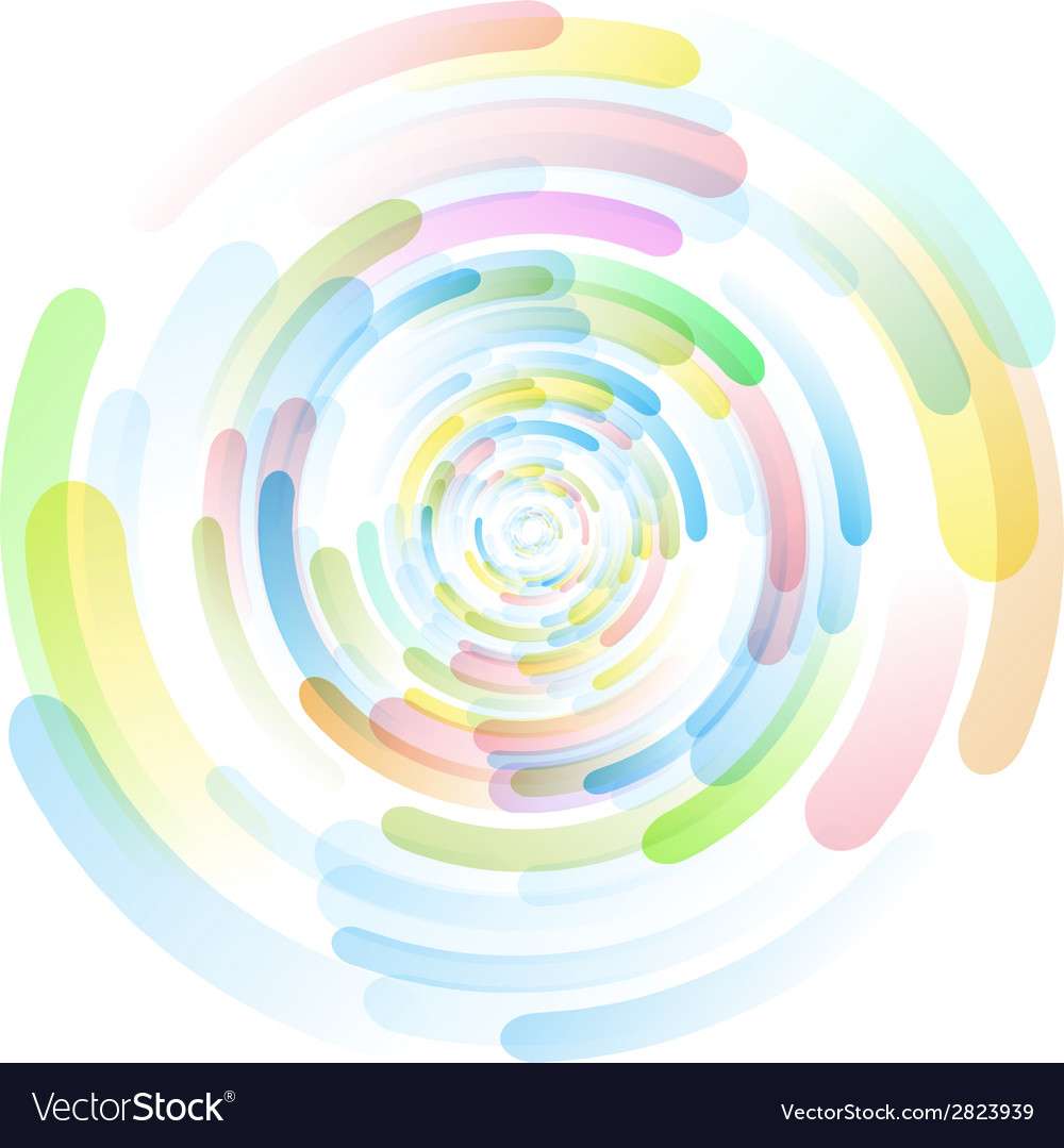 Colored circles Royalty Free Vector Image - VectorStock