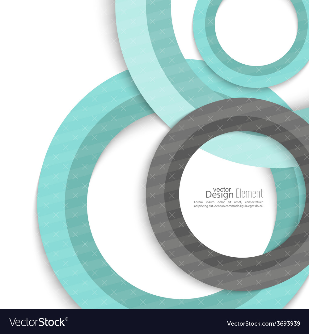 Creative abstract circle pattern Royalty Free Vector Image
