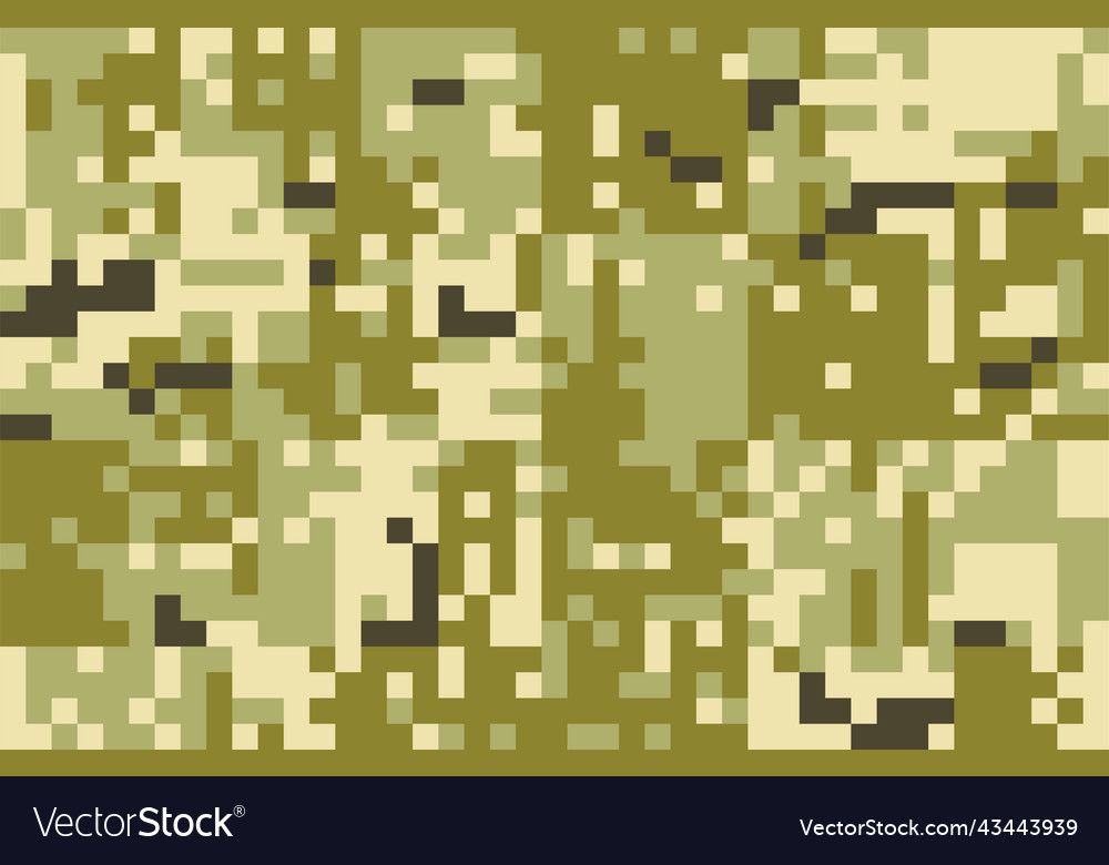 Seamless modern army camouflage ndu pixel texture Vector Image Seamless modern army camouflage ndu pixel texture Vector Image