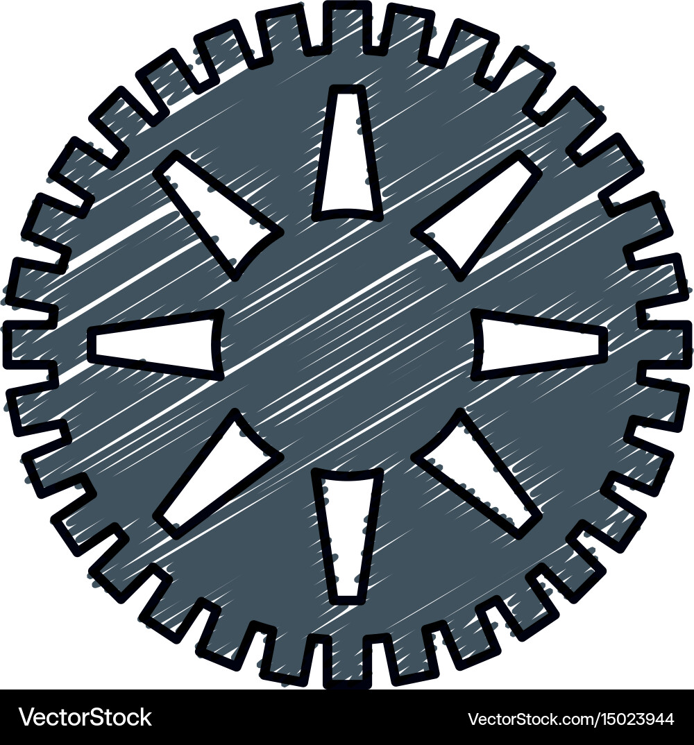 Bike gear icon Royalty Free Vector Image - VectorStock