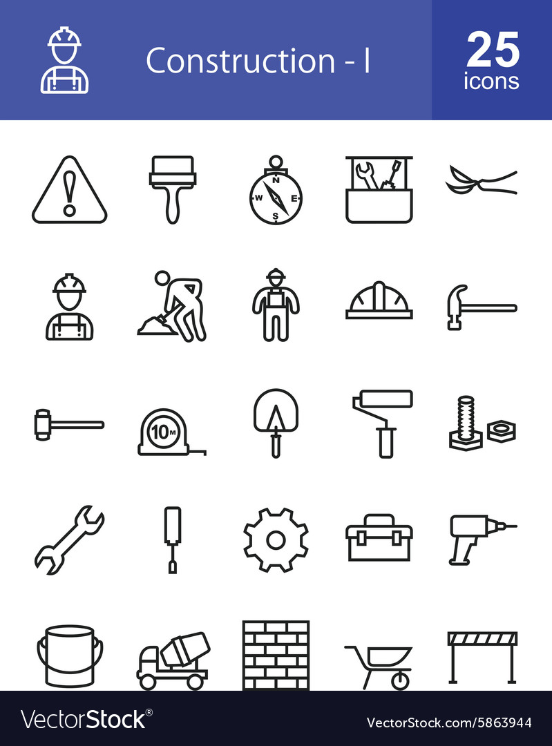 Construction Royalty Free Vector Image - VectorStock