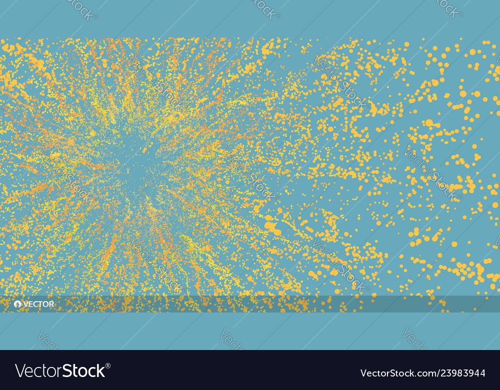 Point explode array dynamic emitted particles Vector Image