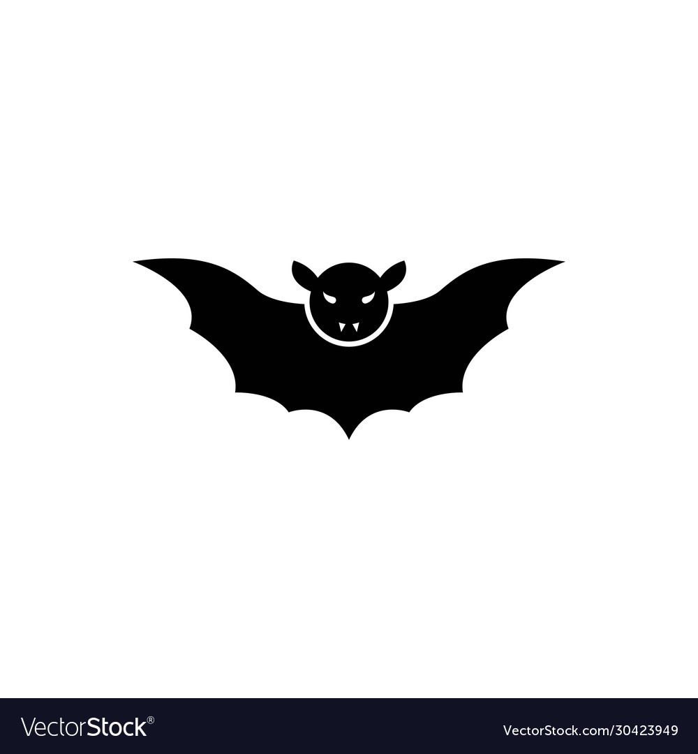 Bat icon design Royalty Free Vector Image - VectorStock