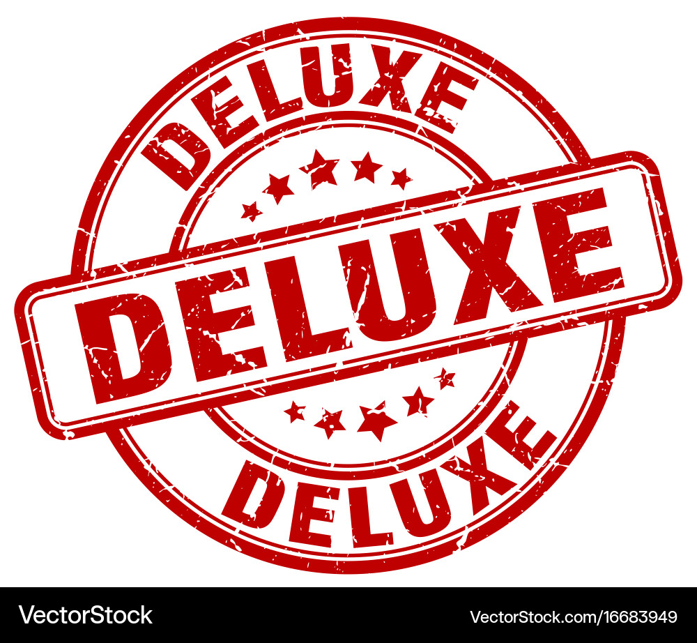 Deluxe stamp Royalty Free Vector Image - VectorStock